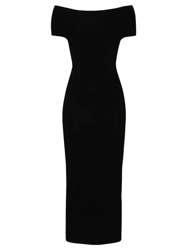 TOTÊME Fine-knit Maxi Dress - Black