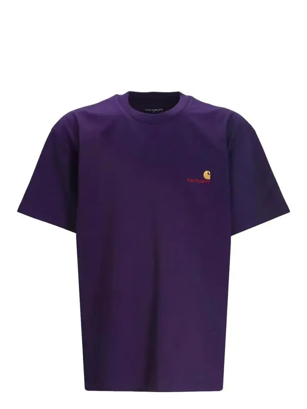 Carhartt Work In Progress Logo-print Cotton T-shirt - Purple