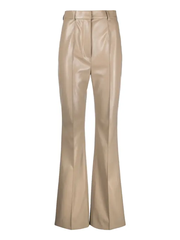 Nanushka Leena High-waisted Trousers - Neutrals