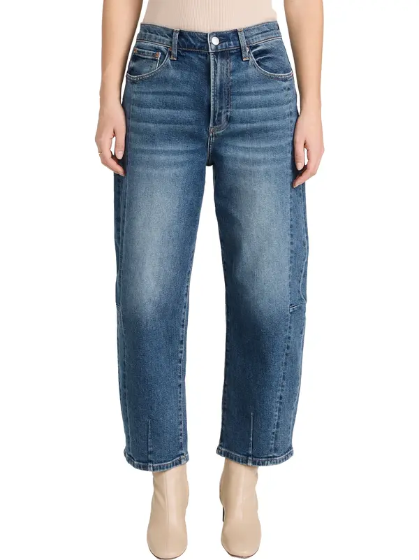 PISTOLA Eli Cropped Barrel Leg Jeans - Augustus