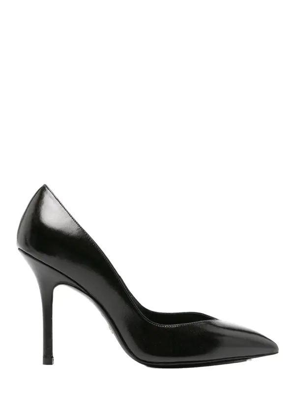 STUART WEITZMAN Eva 100mm Leather Pumps - Black
