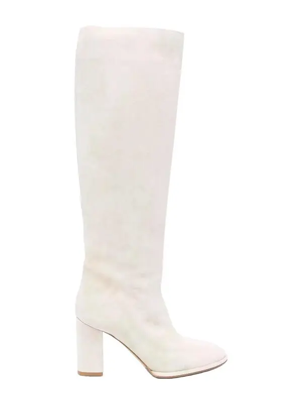LE SILLA Elsa 90mm Knee Boots - Neutrals