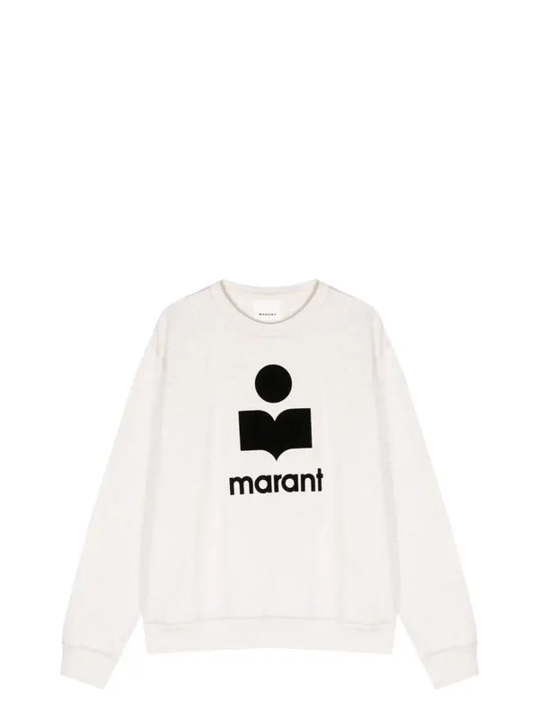 MARANT Mikoy Logo-print Sweatshirt - Neutrals