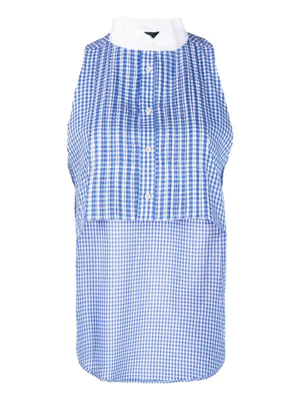 MAISON JEJIA Rampling Baby Sleeveless Shirt - Blue