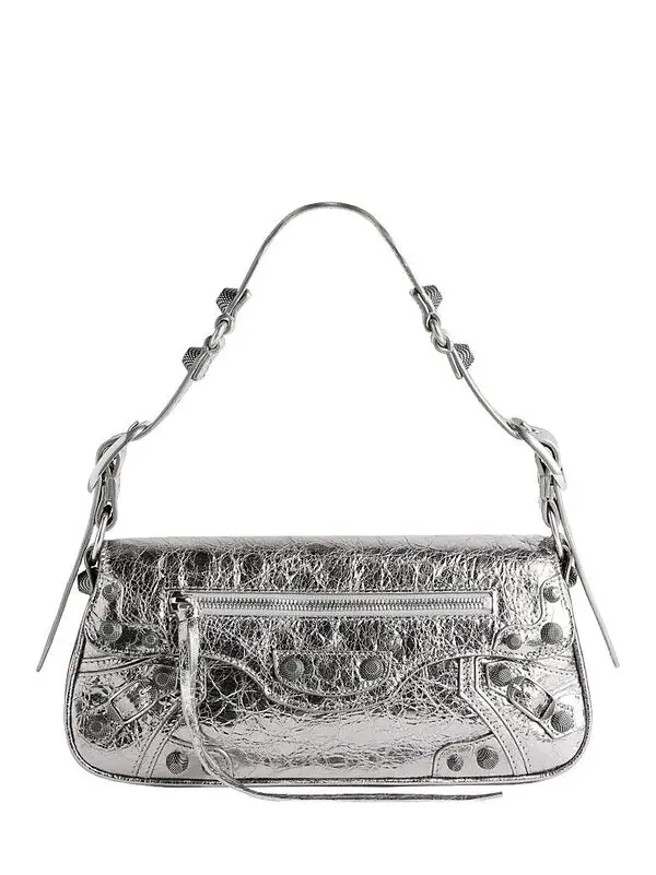 Balenciaga Le Cagole Mini Sling Bag - Silver