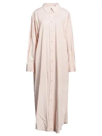 OMBRA MILANO Maxi Shirt Dress - Pink