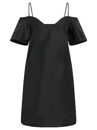 GANNI Mini Dress Recycled Polyester - Black
