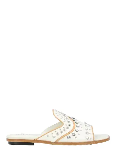 TOD'S Cowhide Sandals - White