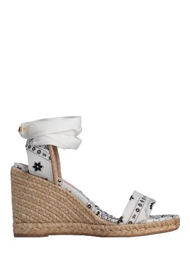 STUART WEITZMAN Espadrille Sandals - White