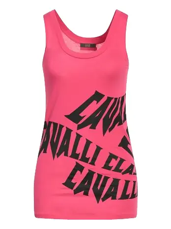 Roberto Cavalli Printed Jersey Top - Pink