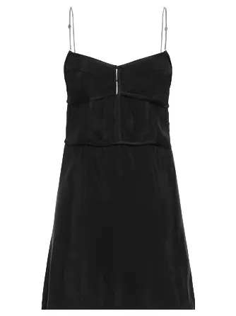 Palm Angels Mini Trapeze Dress - Black