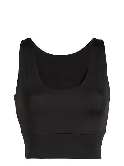 EA7 Top Size Polyester, Elastane - Black