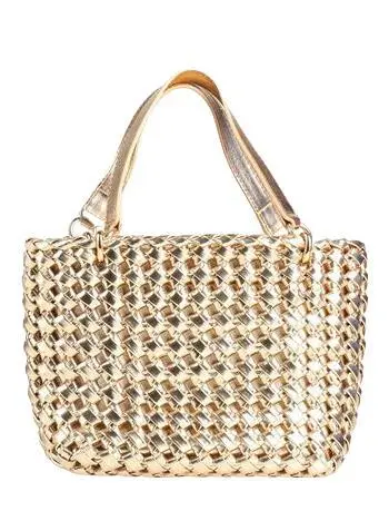 THEMOIRE Textile Handbag - Gold