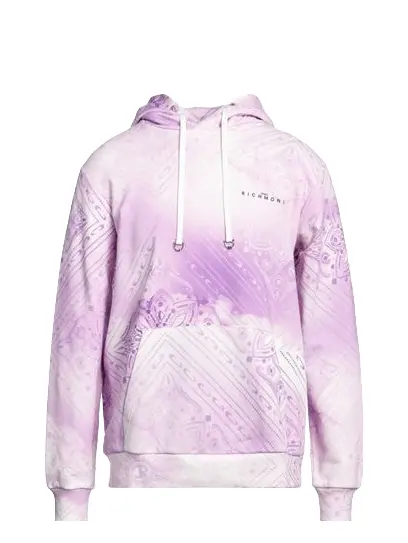 John Richmond Paisley-print Fleece Sweatshirt - Purple