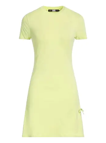 Karl Lagerfeld Mini Trapeze Dress - Green