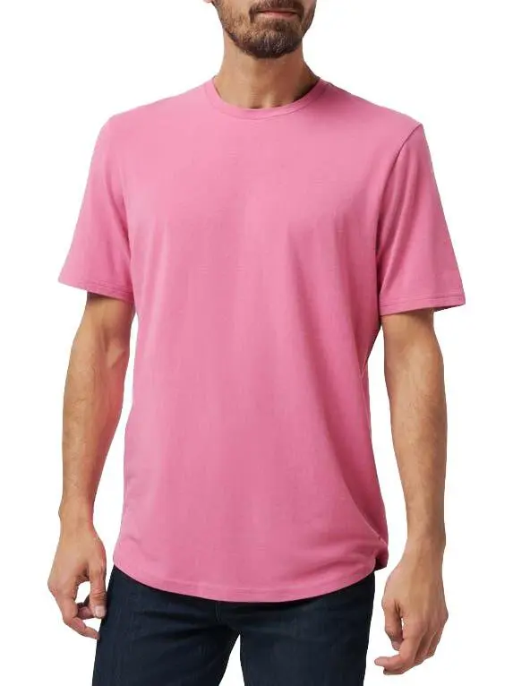 Travis Mathew Cloud Crewneck T-shirt - Rose Wine
