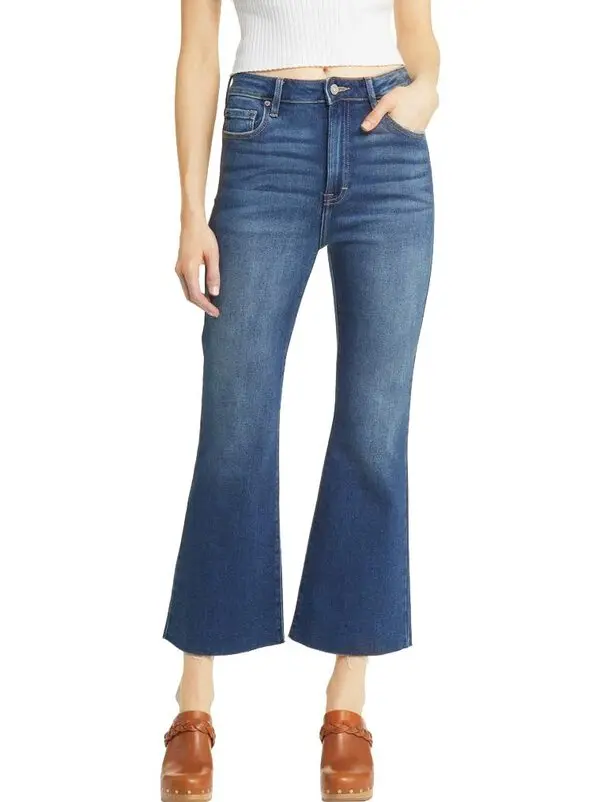 HIDDEN JEANS Happi High-rise Flare Jeans - Dark Wash