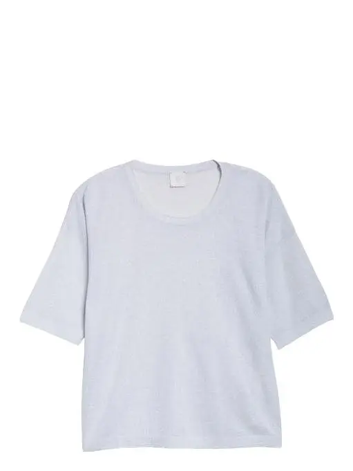 Eleventy Lightweight Piqué Knit Top - White