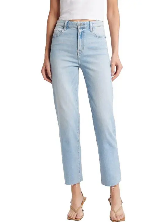 HIDDEN JEANS Clean Straight Leg Jeans - Light Wash