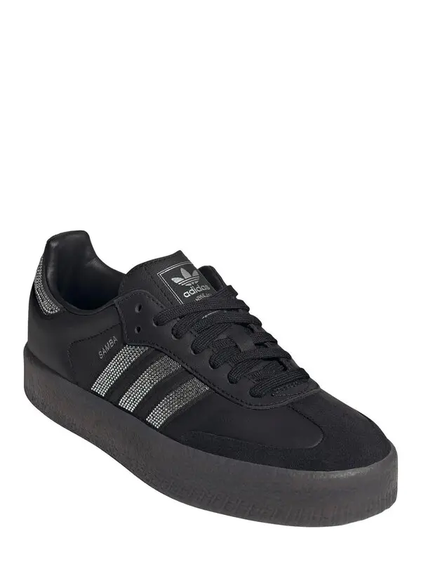 Adidas Sambae Platform Sneakers - Core Black/silver Met./gum5