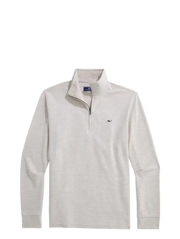 Vineyard Vines Saltwater Stripe Quarter Zip Pullover - Tidal