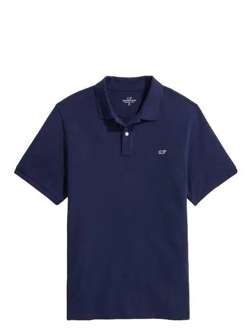 Vineyard Vines Heritage Piqué Polo - Nautical Navy