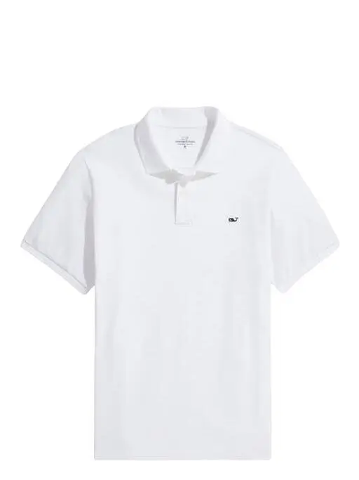 Vineyard Vines Heritage Piqué Polo - White Cap