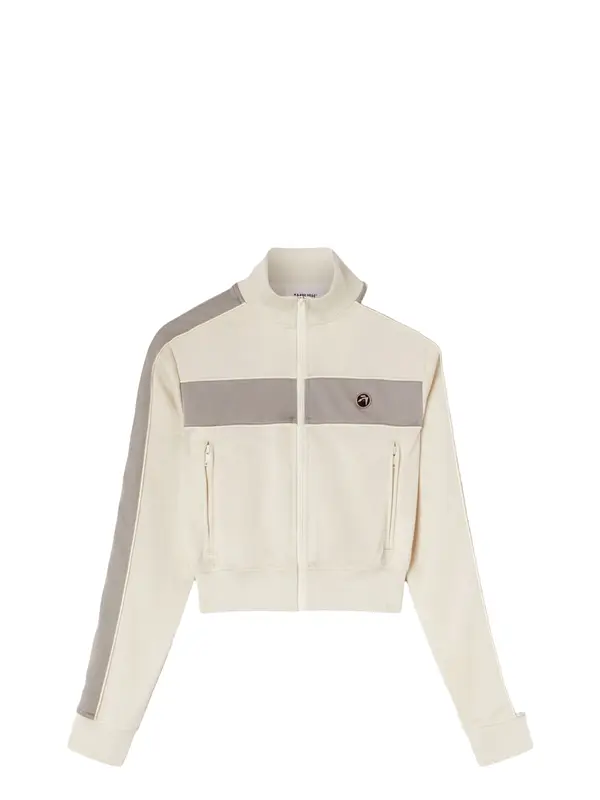 AMBUSH Zip-up Striped Sweatshirt - Neutrals