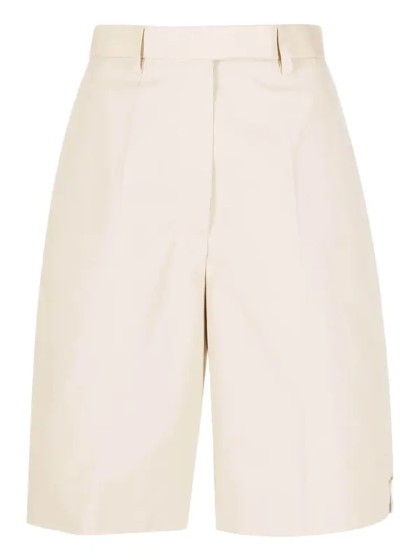 Thom Browne High-waisted Tailored Shorts - Neutrals