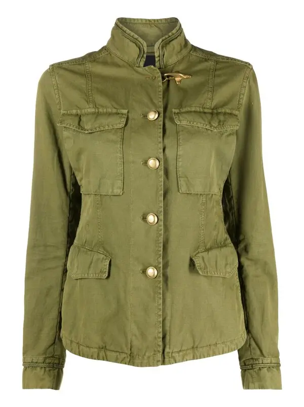 FAY Sahariana Military Jacket - Green