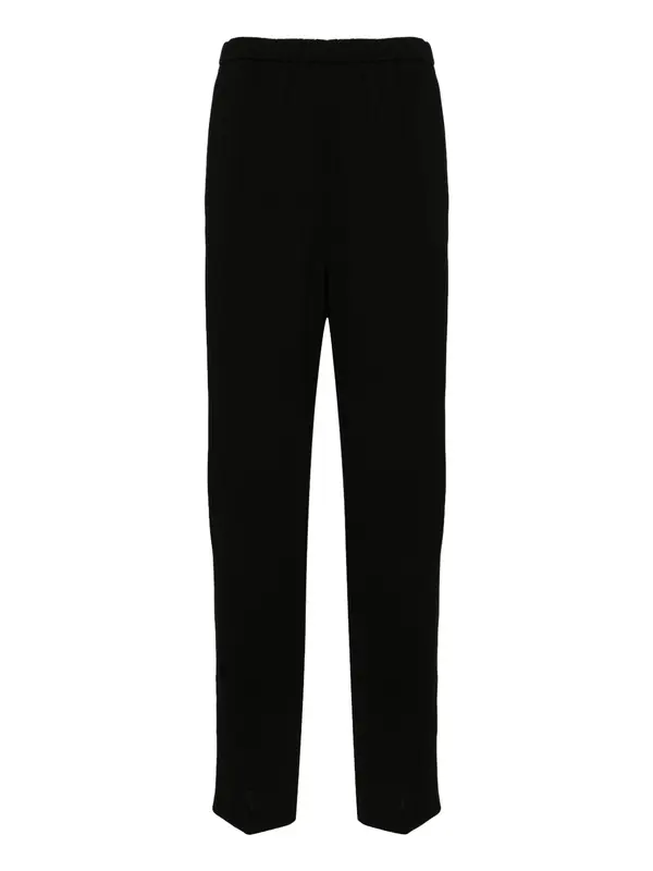 Fabiana Filippi High-waist Straight-leg Trousers - Black