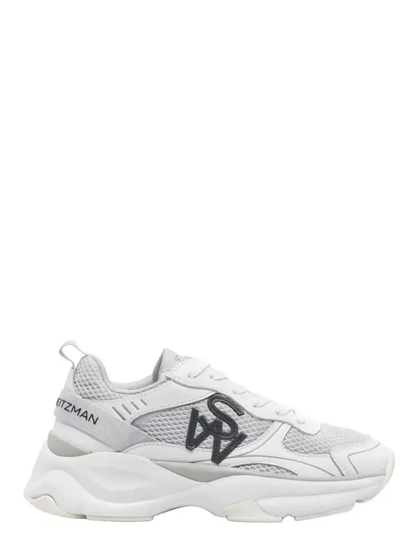 STUART WEITZMAN Logo-patch Chunky Sneakers - Grey
