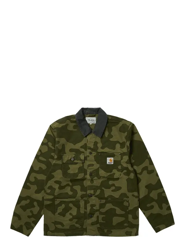 Carhartt Work In Progress X Palace Michigan Camo Coat - Green