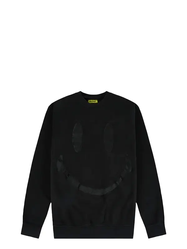 MARKET Smiley Oversized Crewneck - Black