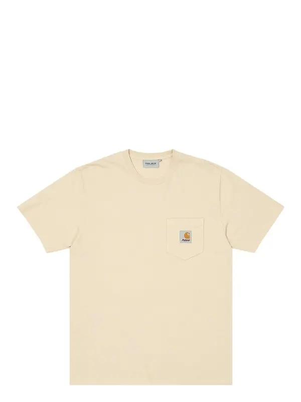 Carhartt Work In Progress X Palace Short-sleeve Pocket T-shirt 'palace Wax - Tan