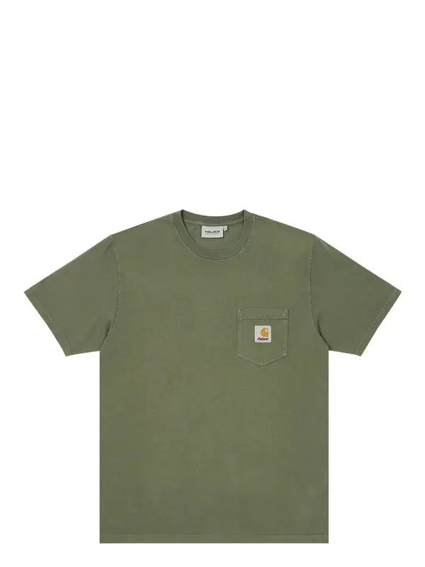 Carhartt Work In Progress X Palace Short-sleeve Pocket T-shirt 'dollar - Green