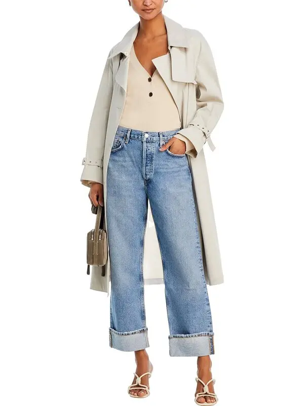AGOLDE Fran High Rise Wide Leg Jeans - Invention