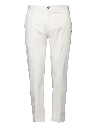 LIU •JO MAN Pants Size Cotton, Elastane - Off White