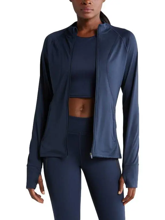 Zella Reset Reflective Jacket - Navy Sapphire
