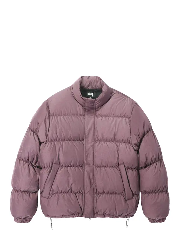 StÜssy Ripstop Down Puffer Jacket - Purple