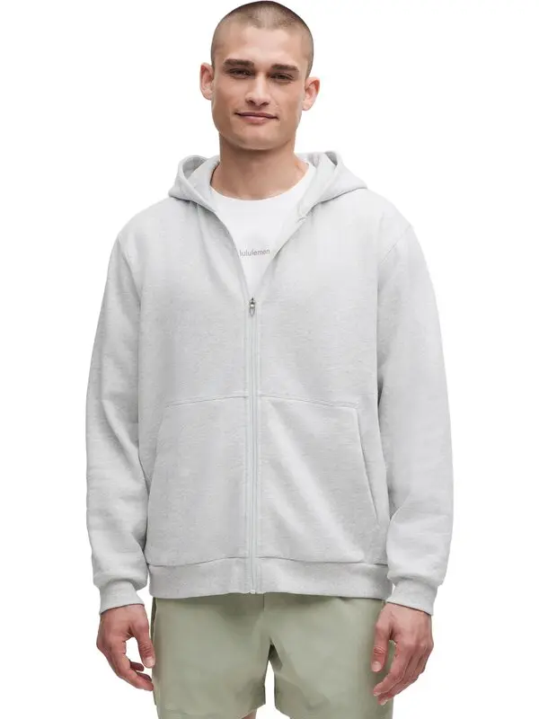 Lululemon Steady State Full-zip Hoodie - Heathered Core Ultra Light Grey