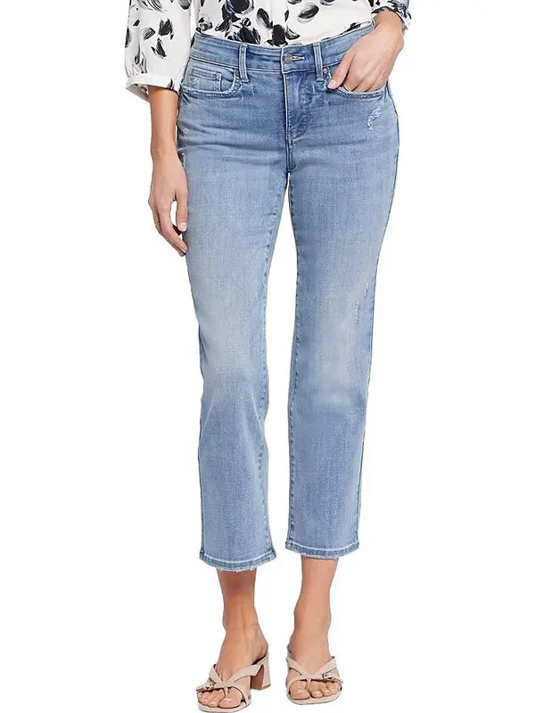 NYDJ Marilyn Straight Ankle Jeans - Lakefront