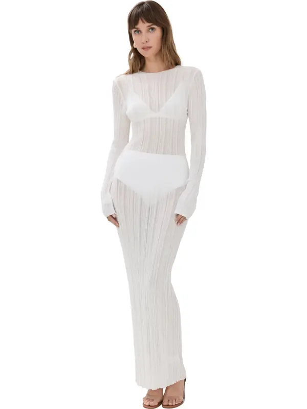 Lioness Prophecy Maxi Dress - Porcelain