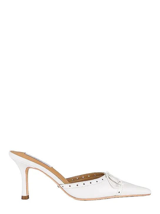 TONY BIANCO Scooter Heel - White Nappa