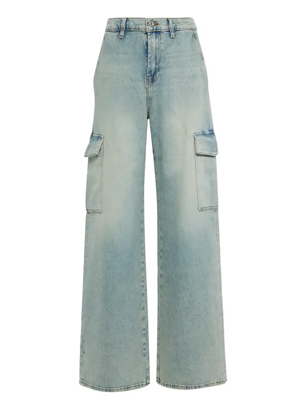 7 For All Mankind Scout Cargo Jeans - Blue
