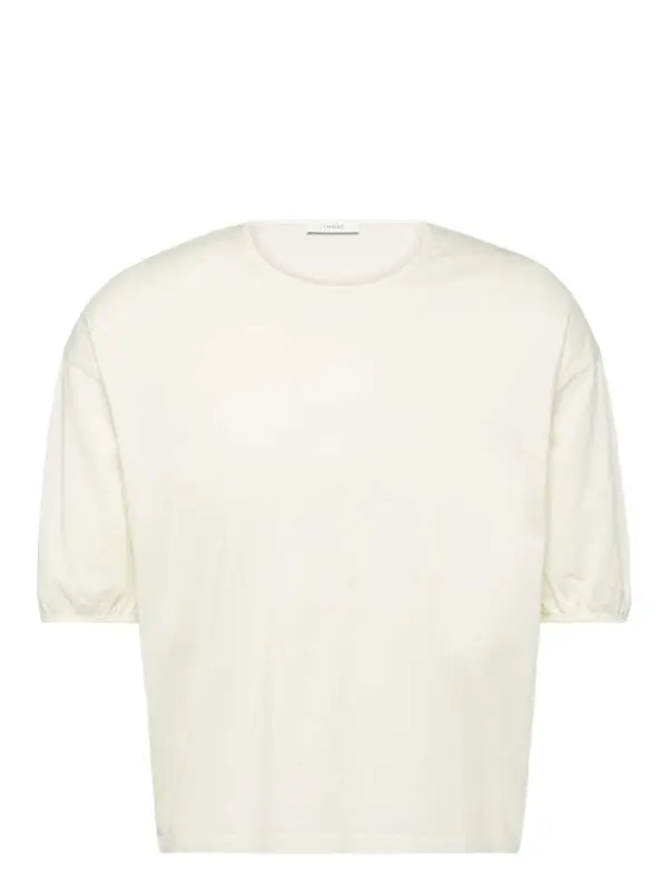 LEMAIRE Cotton Jersey T-shirt - Yellow