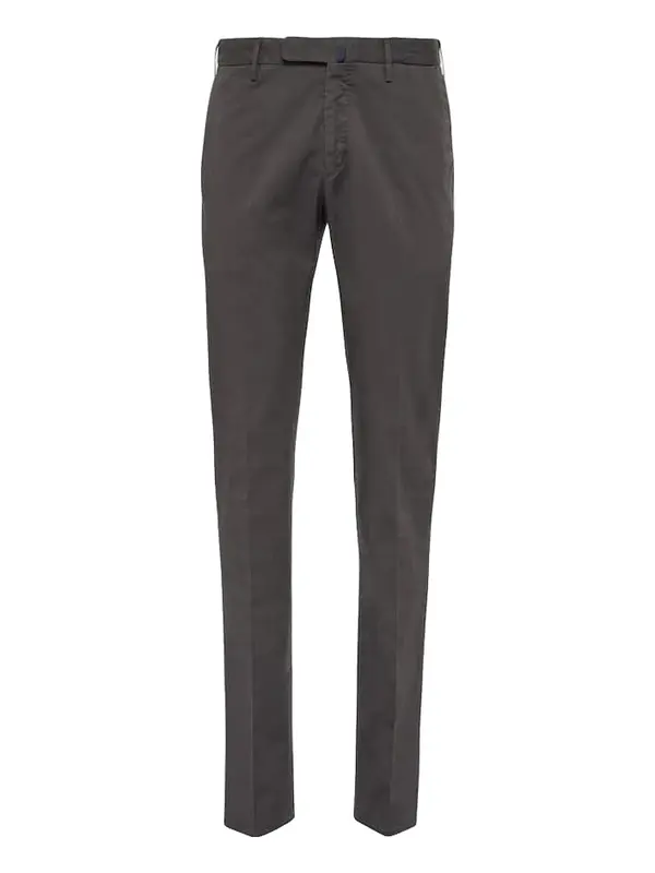 SLOWEAR Incotex Cotton-blend Slim Pants - Grey