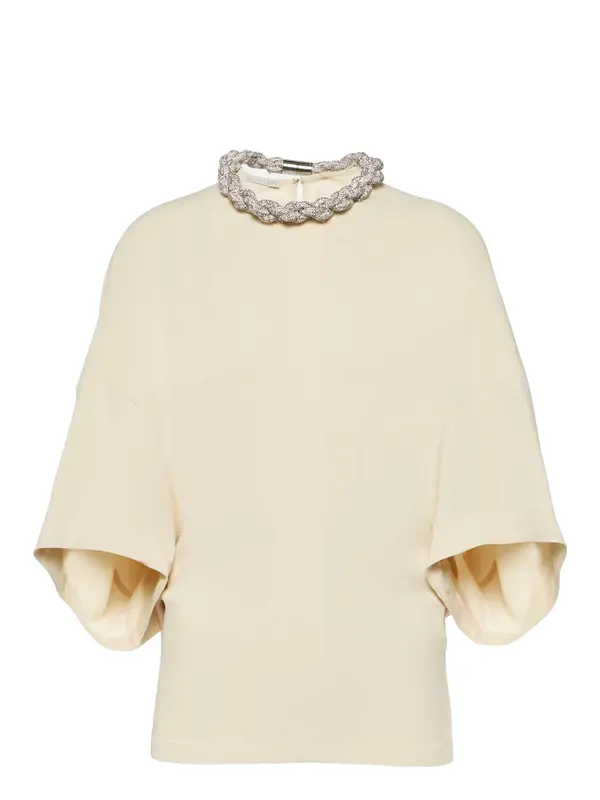 Stella McCartney Oversized Cady Top - White