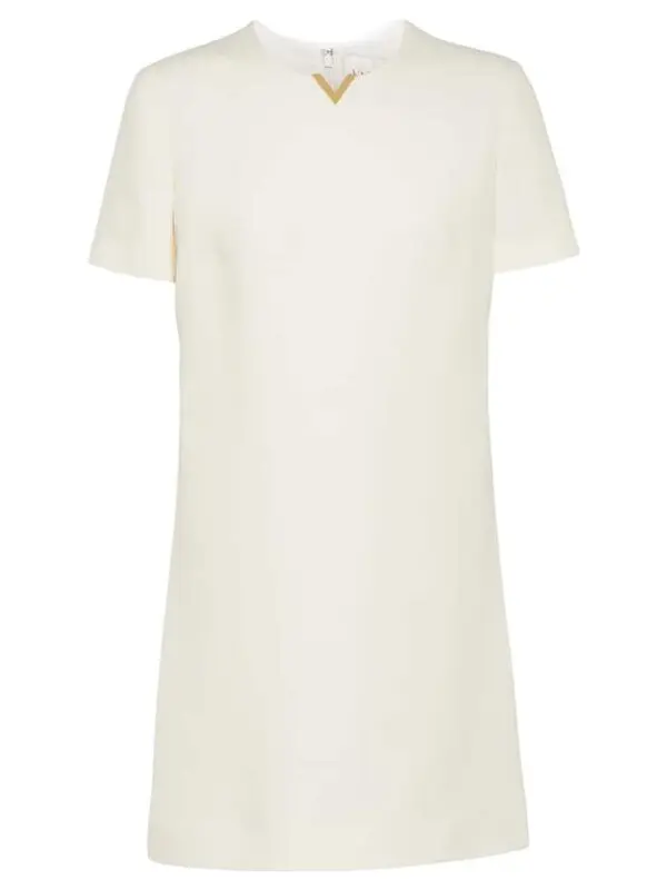 Valentino Garavani Crêpe Couture Mini Dress - White
