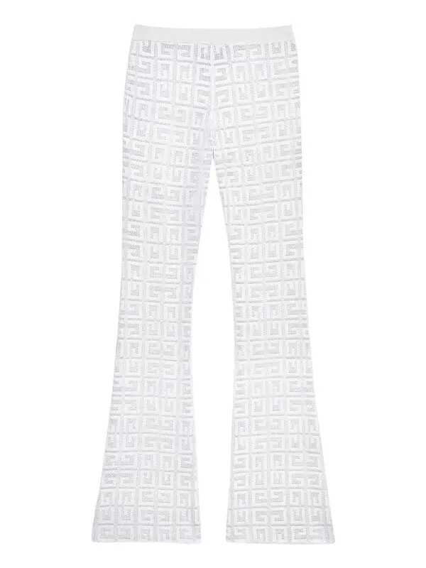 Givenchy Wide Leg 4g Pant - White